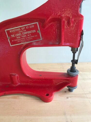 15 piece/17 function Tool Set for Chicago ST Rivet Press & Lionel Train ...