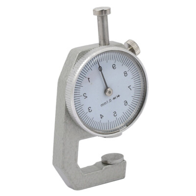 0 to 10mm Range Measuring Tools 0.1mm Resolution Round Dial Thickness ...