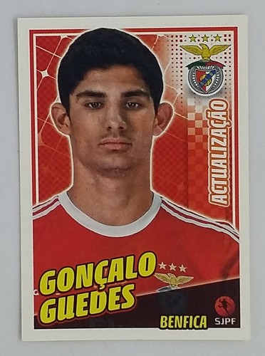 GONCALO GUEDES ROOKIE Sticker Adrenalyn Panini 2015-16 Benfica Valencia ...