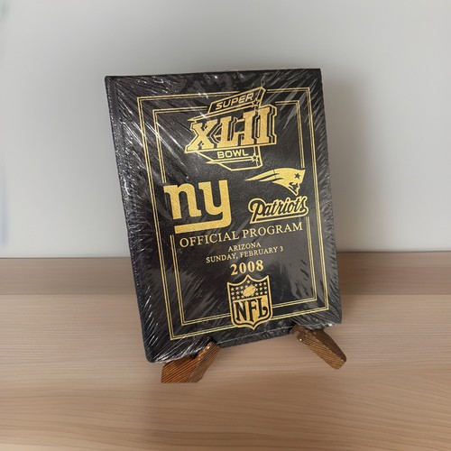 RARE Easton Press Super Bowl Official Program Giants Patriots NFL Book ...