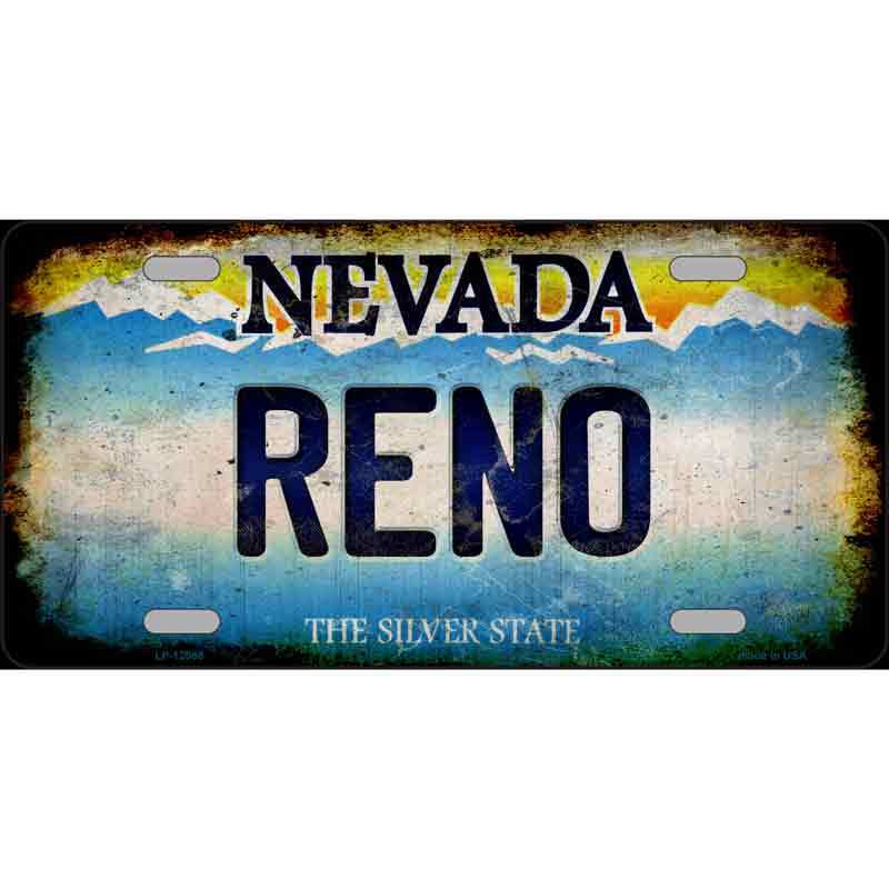 Nevada Reno Novelty Metal License Plate Tag LP-12068 | eBay