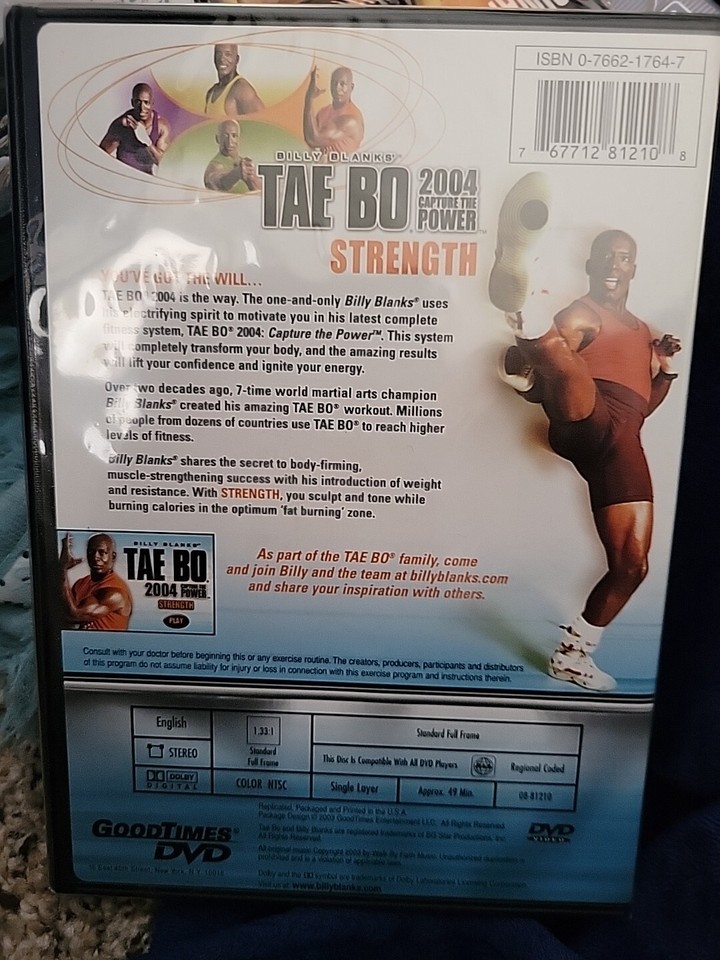 Billy Blanks Tae Bo 2004 Capture the Power: Strength (DVD) NEW | eBay