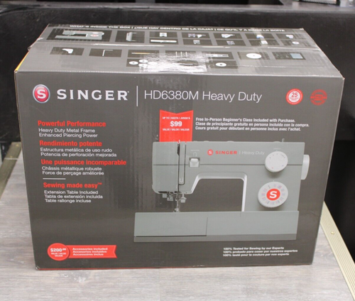 SINGER HD6380M Heavy Duty Sewing Machine - NEW - SEALED 840163300032 | eBay