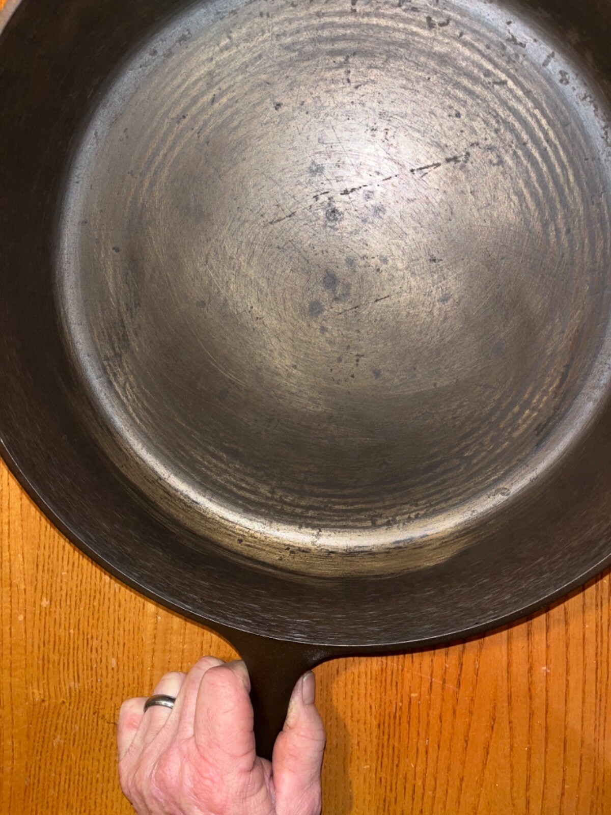 vintage Lodge #12 cast iron skillet 3 notch SK D made in U.S.A. | eBay