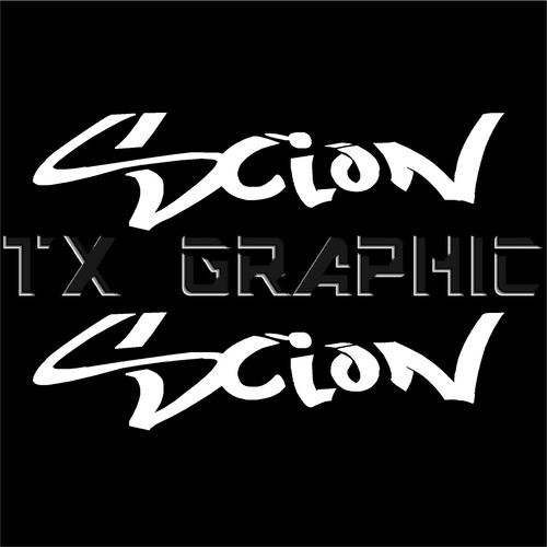 1 SET OF 2, SCION GRAFFITI DECAL STICKER JDM XB TC IQ XD | eBay