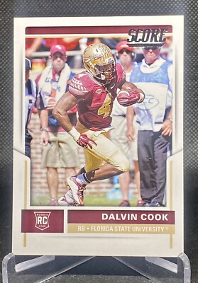 Dalvin Cook 2017 Score Florida State Vikings NFL Football Card Rookie ...