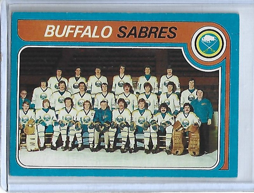 Buffalo Sabres-1979-80 Topps Hockey Team Checklist Card #246 (UNMARKED ...