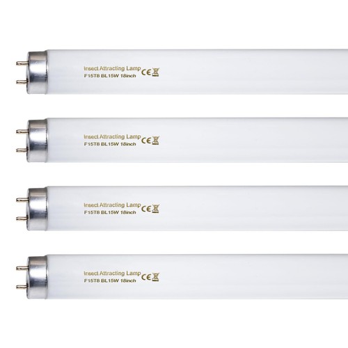 18 Inch 15 Watt U V/a Black Light Bulb F15t8/bl Replacement T8 Bl ...