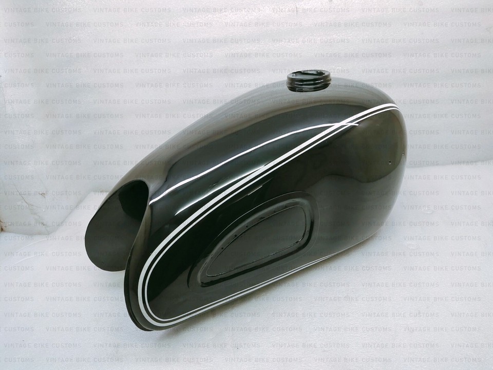 Gas Tank For Bmw 1960'S R60/2 Airhead R69S S757 Schorsch In Meier Black ...