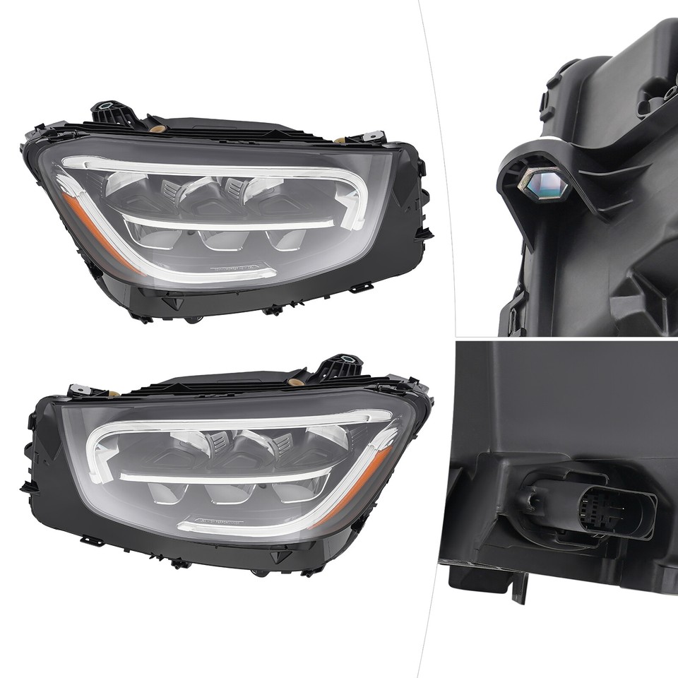 For 2020-2022 Mercedes-Benz GLC-Class GLC300 LED Headlight Headlamps ...