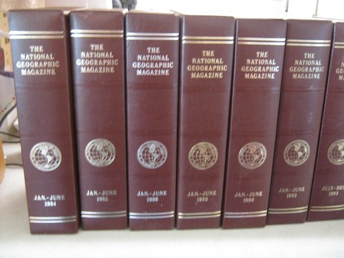 NATIONAL GEOGRAPHIC MAGAZINE EMPTY SET OF SLIPCOVERS Deluxe Slipcases ...