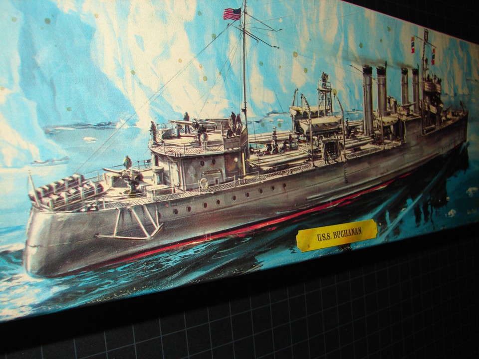 1960 ~ Revell ~ USS BUCHANAN 4 Stack Destroyer ~ Rare Picture Fleet | eBay