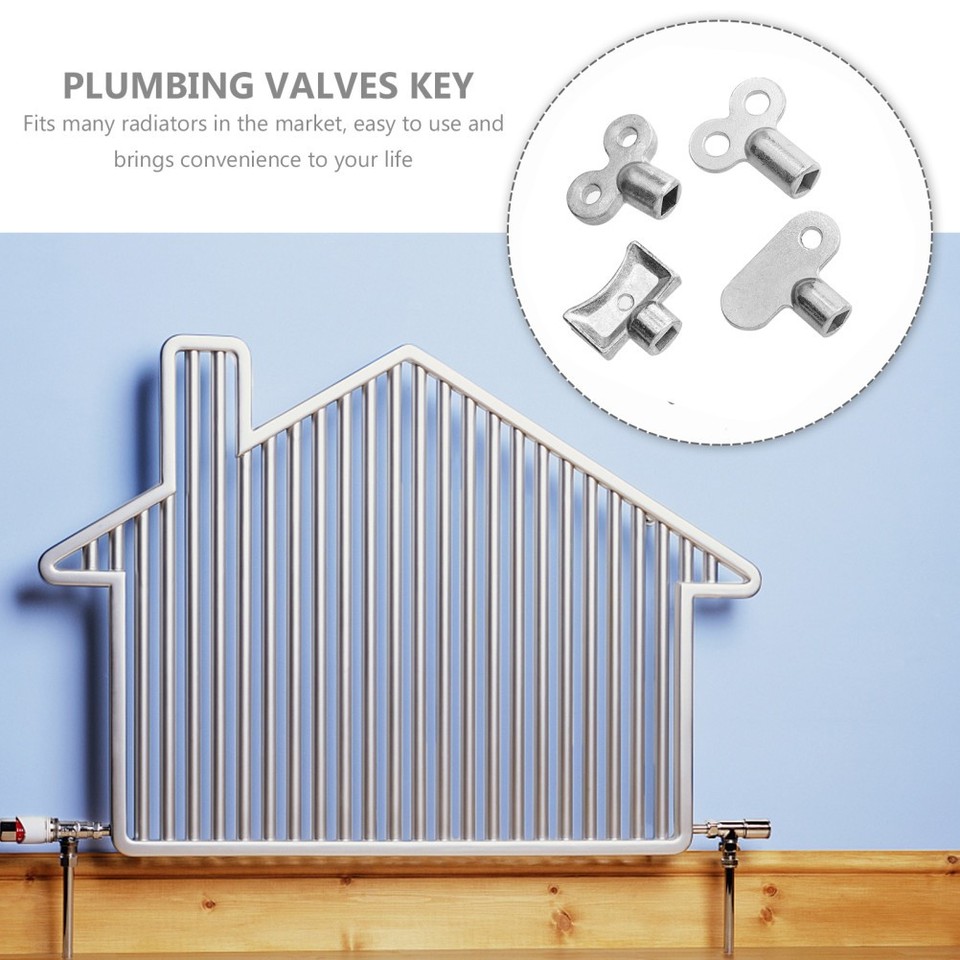 8 Pcs Radiator Bleed Keys Plumbing Key Zinc Alloy Heater Valve Air ...