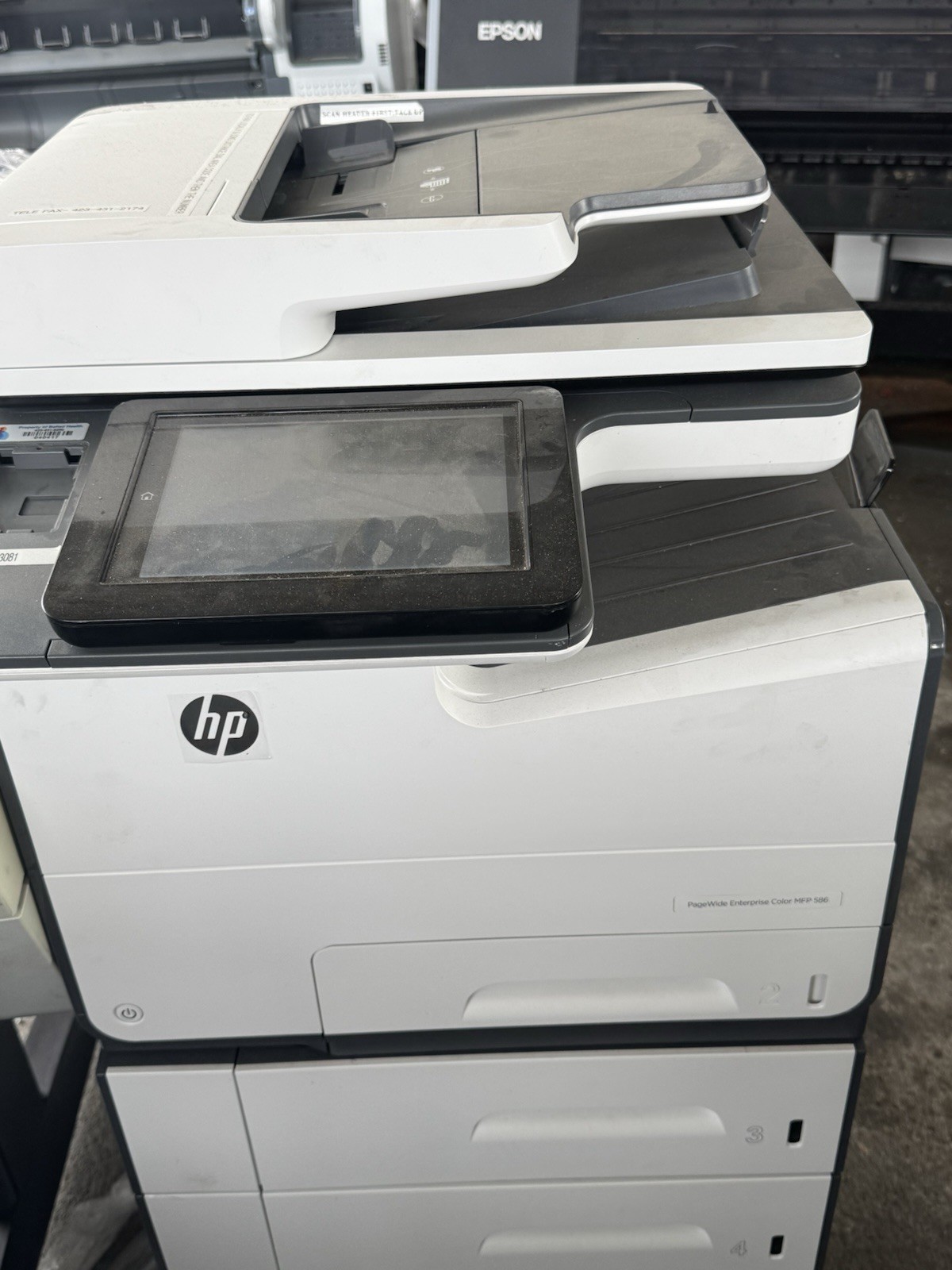 HP PageWide Enterprise Color MFP 586 - lot Of 10 Copiers. | eBay