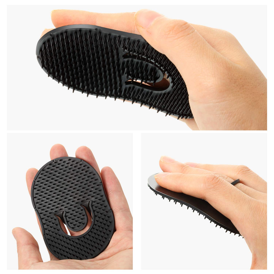 6 Packs Soft Portable Pocket Palm Combs, Shampoo Comb, Massager Hair ...