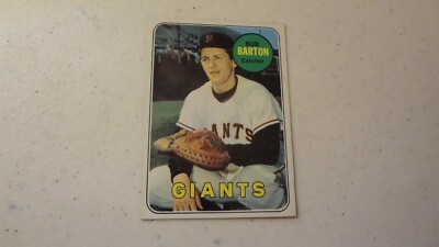 1969 TOPPS # 41 BOB BARTON BASEBALL CARD | eBay