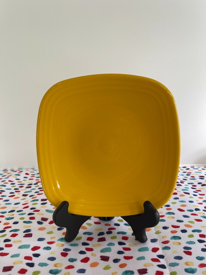 Fiestaware Daffodil Square Salad Plate Fiesta Yellow 7.5 inch Plate | eBay