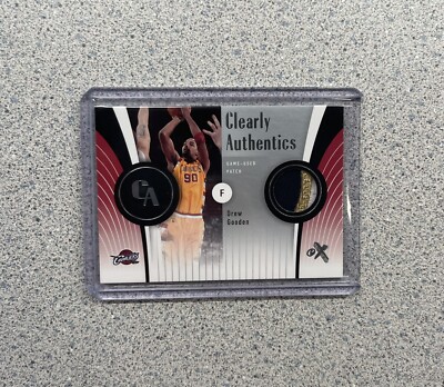 2006-07 Fleer EX #CA-GO Drew Gooden Clearly Authentics Game Used Patch ...