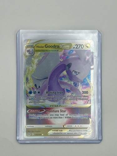 Pokémon TCG Hisuian Goodra VSTAR Sword & Shield - Lost Origin 136/196 ...