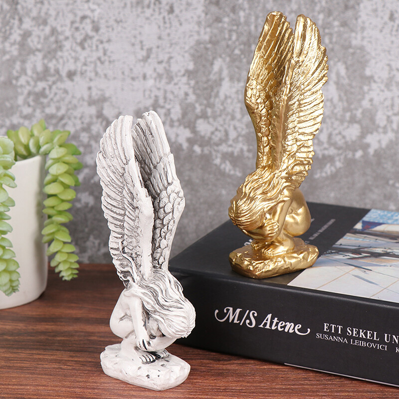 Redemption Angel Statue Sculpture Ornaments Home Decor Religious Angel ...