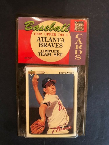 Sealed Unopened Atlanta Braves Team Set 1992 Upper Deck Cards Sports ...