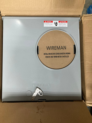 Siemens Ringless Meter Socket 200 A Durable Electrical Utility Box ...