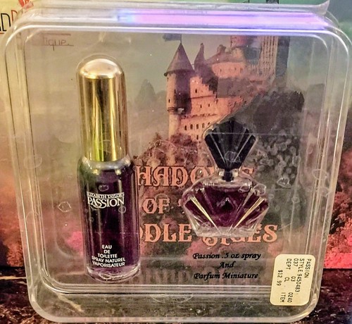 Vintage NOS Elizabeth Taylors Passion .5oz Spray& Miniature Perfume ...
