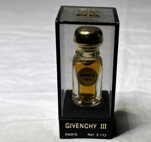 VINTAGE Givenchy III Parfum Mini ~2ml Perfume Bottle & ORIGINAL BOX | eBay