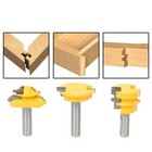 3 Bit Joinery Router Bit Set - 1/2" Shank | eBay