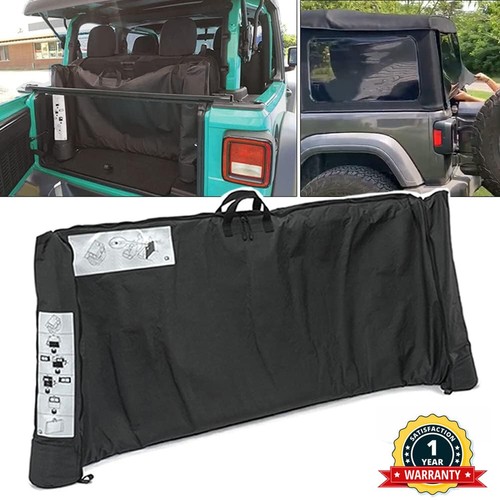 Soft Top Window Storage Bag For 2018-2025 Jeep Wrangler JL JLU ...