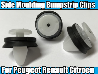 10x Exterior Side Moulding Bump Strip For Clips CITROEN C2 C3 C4 C5 C8 ...