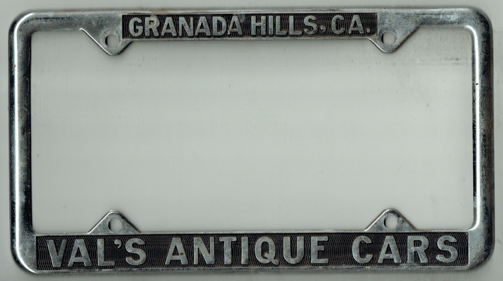 Granada Hills California Val's Antique Cars Vintage Dealer License ...