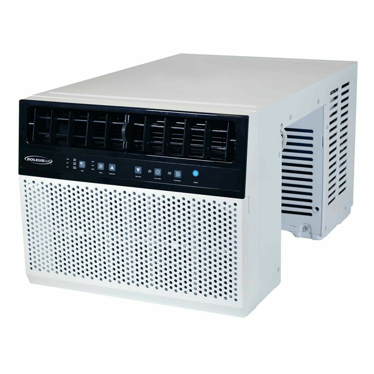 Soleus Air 8000 BTU Saddle Window Air Conditioner with Wi-Fi Cool to ...