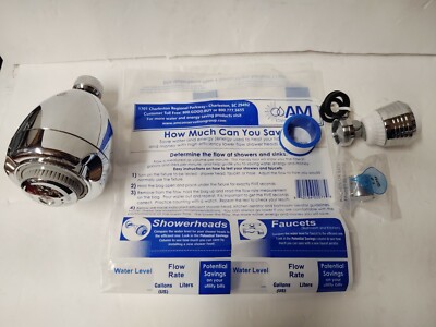 Niagara Power Shower Head Earth Massage 1.5 GPM A112.18.1 Water ...
