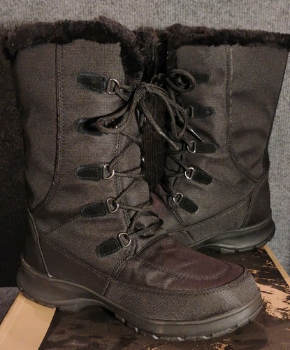 New Hypard Free Shields Women's Waterproof Winter Boots Size: 9 Black ...