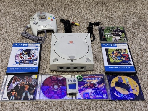 Sega Dreamcast Console Lot - Original Owner + Power Stone 2, Sonic | eBay