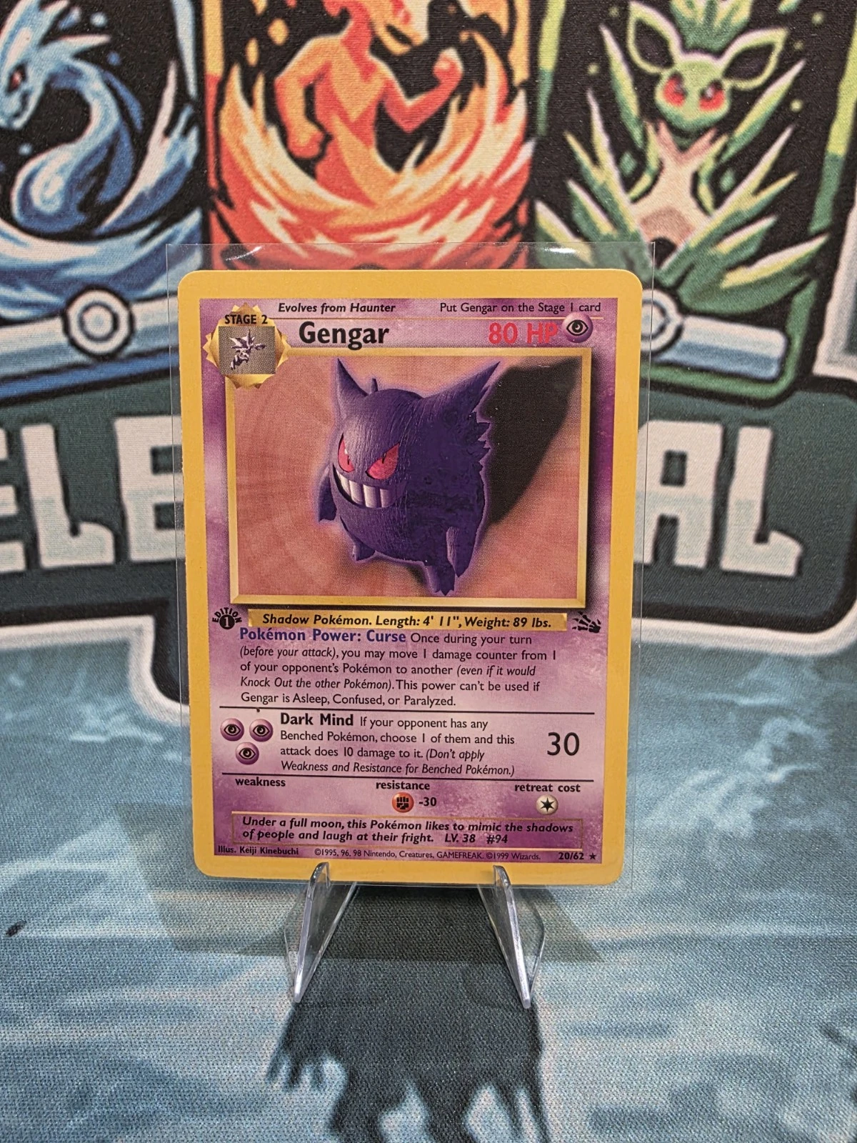 Gengar 1999 Fossil #20/62 1st Edition Price Guide - Sports Card Investor