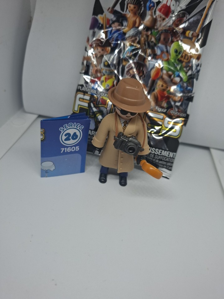 Playmobil series 26 boys detective investigator Figure Brand New 71605 ...