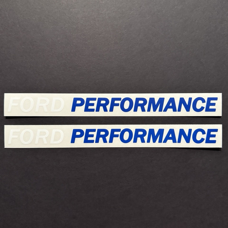 Premium Pair of 6" (2) FORD PERFORMANCE Decal Vinyl Stickers | eBay