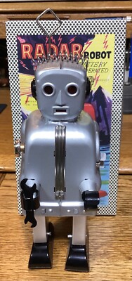 Radar Robot ROBOT Battery TIN TOY (MIB) Gray | eBay