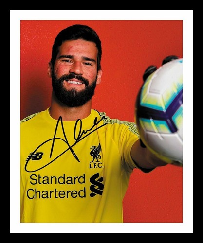 Alisson Becker - Liverpool Autograph Signed & Framed Photo | eBay