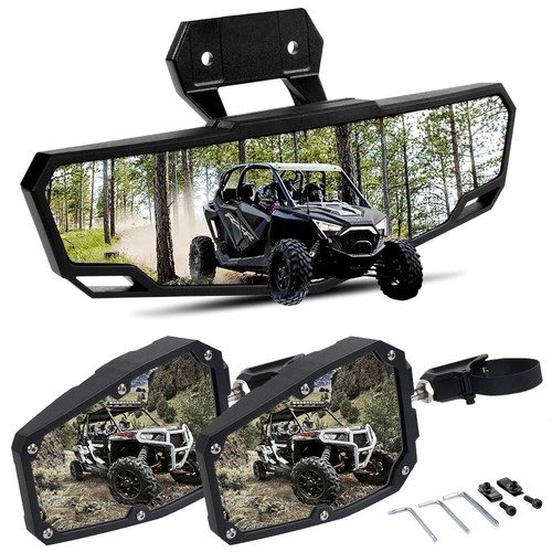 Rear-View Center Side Mirrors for 2020-2023 2024 Polaris RZR PRO XP ...