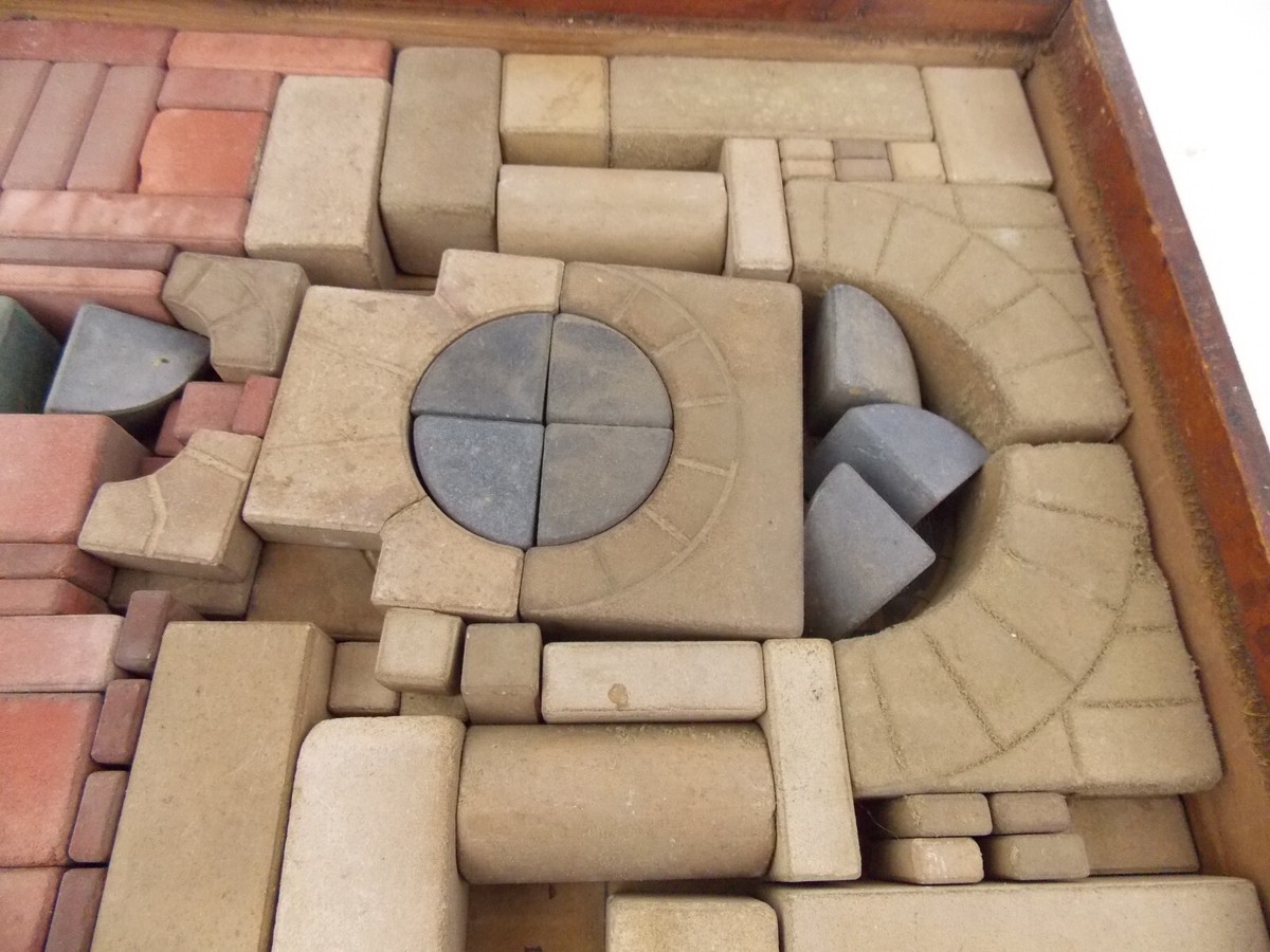 Stone Antique Toy Blocks Liberty Stone Blocks No. 1, Phoenix Toy