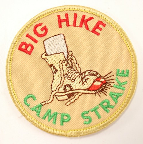 Vintage Sam Houston Big Hike Camp Strake Round Boy Scouts America Camp ...
