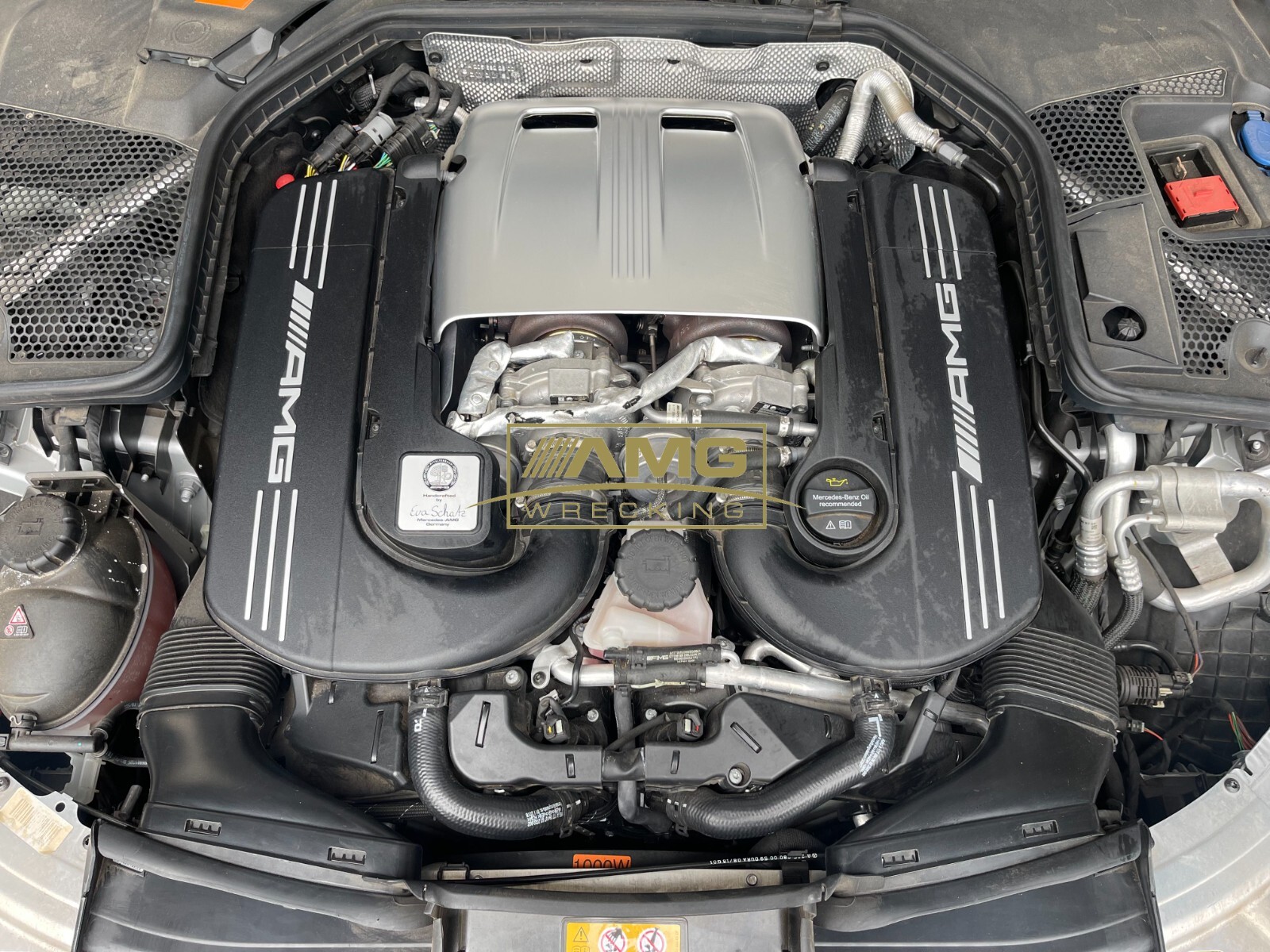 Mercedes-Benz C63s AMG M177 4Lt V8 Twin Turbo Engine Complete Motor ...