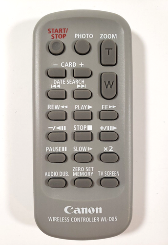 Canon Wireless Controller [WL-D85] Camcorder Video Camera Remote ...