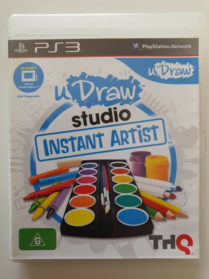 U Draw Studio Instant Artist - Playstation 3 PS3 Game - Complete With ...