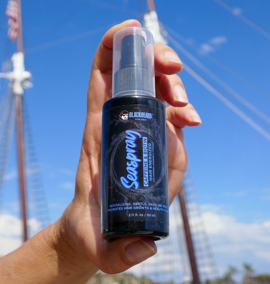 Blackbeard Seaspray Hair Energizer - Men's Hair Serum Spray - 2.1 Fl Oz ...