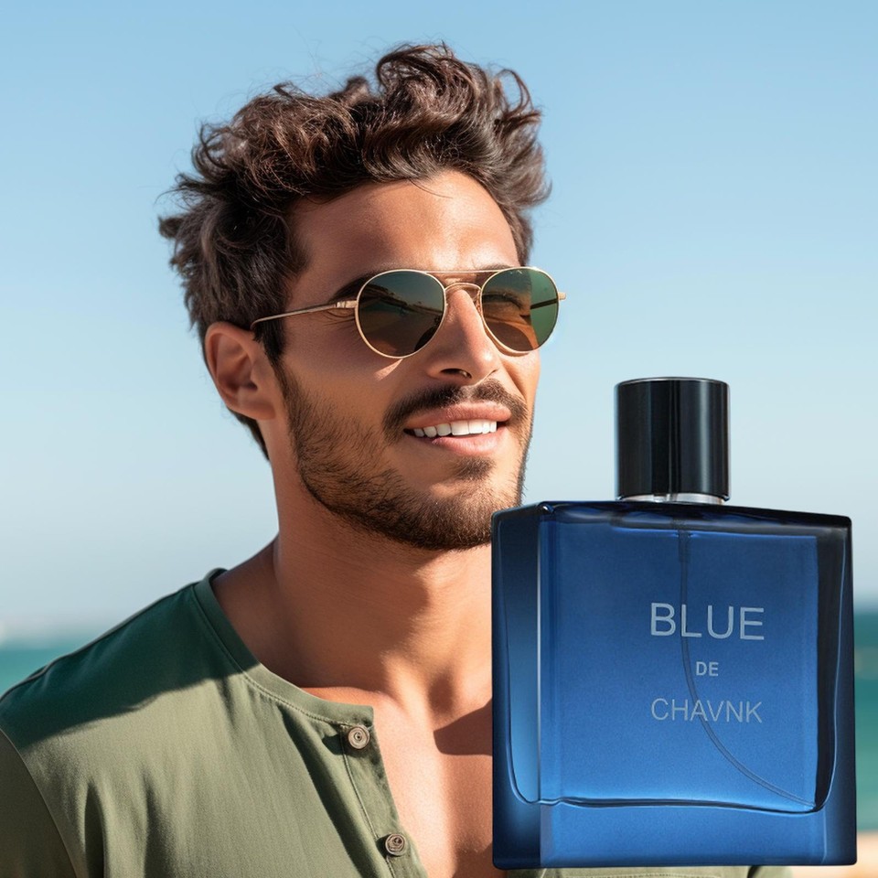 Perfume For Men BLUE 100ml 3.4fl.oz Freshwater Long Lasting Fragrance ...