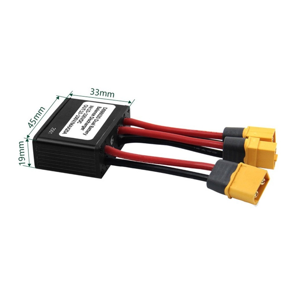 20A Aluminum Dual Battery Parallel Module Compatible with Various ...